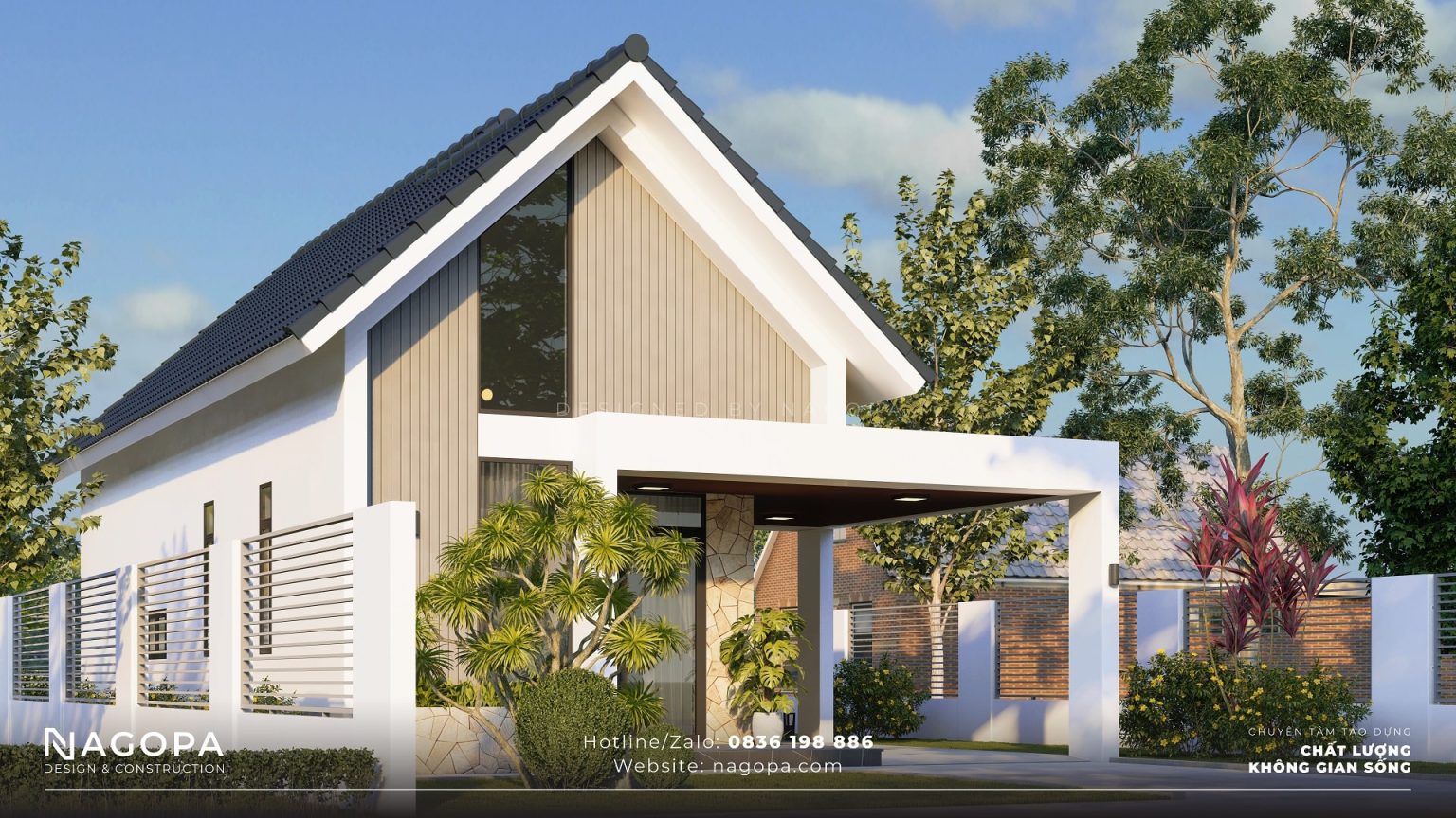 M’s House – Nhà 1 tầng 100m2, ấm cúng hơn, tiện nghi hơn.