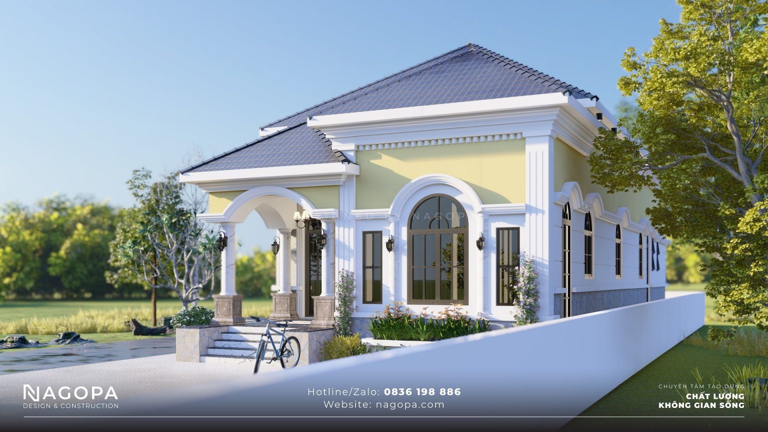 Phuc’s house – Nhà 1 tầng 160m2 tại Đồng Phú, Bình Phước.